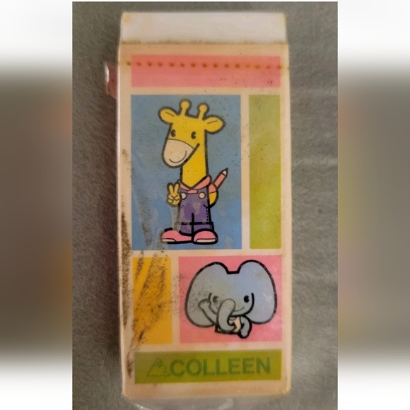 Sanrio | Other | New Vintage 7s Rare Colleen Cartoon Japan Eraser ...